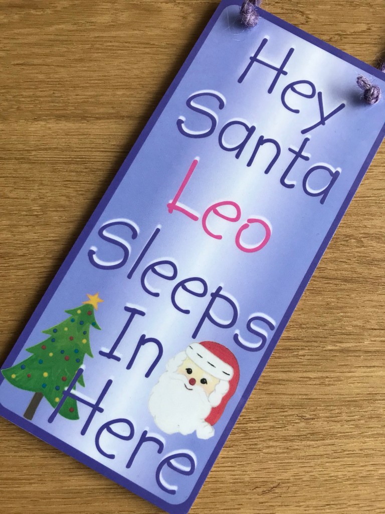 Small Biz: Hey Santa Personalised Christmas Signs For Kids – Fraser’s ...
