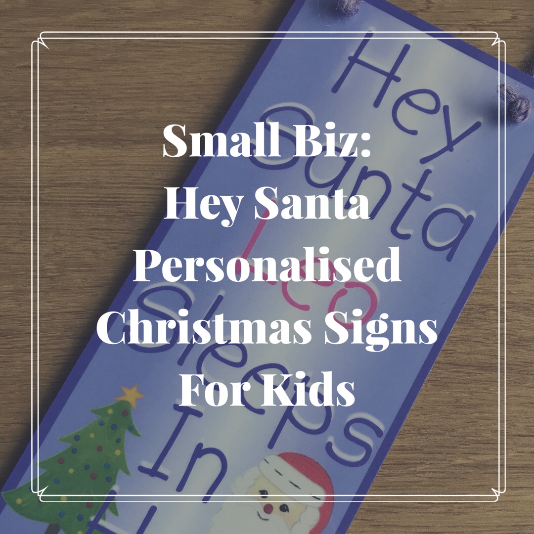Small Biz: Hey Santa Personalised Christmas Signs For Kids – Fraser’s ...